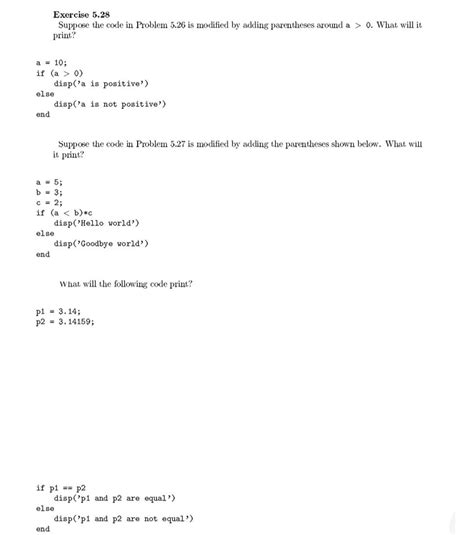 Solved Exercise 528 Suppose The Code In Problem 526 Is