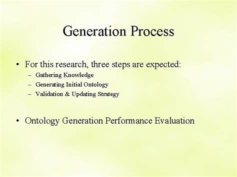 Semiautomatic Generation Of Dataextraction Ontologies Masters Thesis Proposal