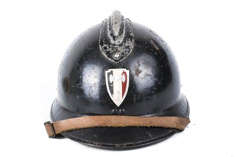 M1926 French Adrian Helmet For Police De Vichy Fjm44