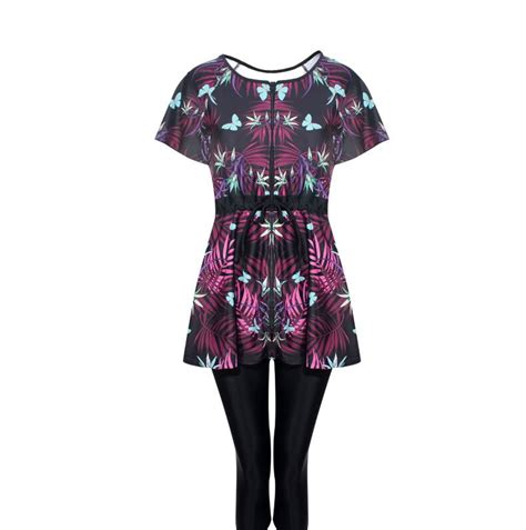 Moeder Split Broek Badpak Met Rok Conservatieve Le Grandado