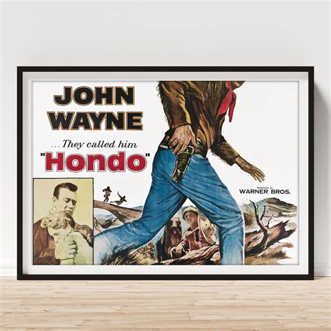 John Wayne Hondo Poster