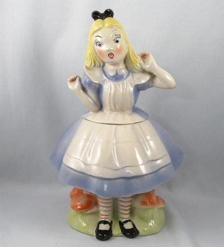 1951 Regal China Alice In Wonderland Cookie Jar Disney Cookies