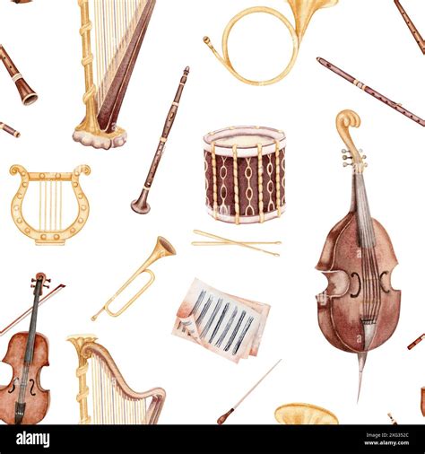 Classical Music Instruments Wallpaper