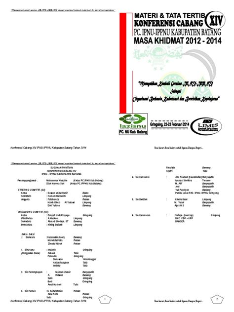 Materi Dan Lpj Pc Ipnu Ippnu 2014 2 Pdf