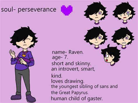 Undertale Perseverance Character Refrence By Sophiemusicmaster On