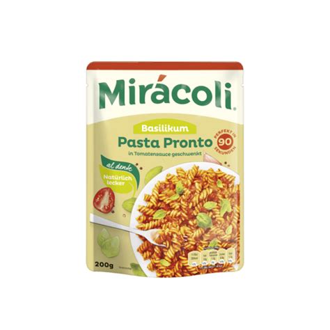 Miracoli Basil Pasta Pronto Buy Online Now Miracoli German Ready € 5 15