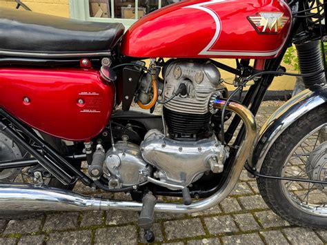 1968 Matchless G15 Cs Vermelho Manual 4 Velocidades Em Eye Reino