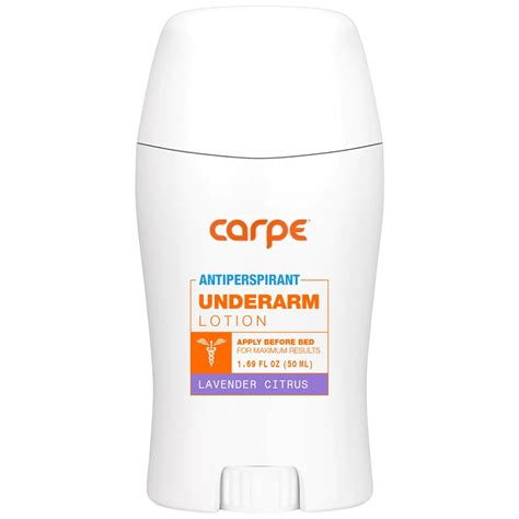 Carpe Underarm Antiperspirant And Deodorant Clinical