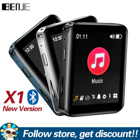 Benjie X1 Bluetooth Mp3 Mp4 Máy Nghe Nhạc Với Built In Loa Bluetooth 5