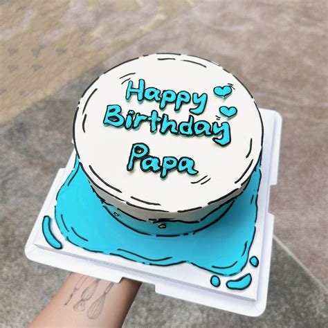 2d Comic Cake Singaporek Style Comic Cartoon Cake Singapore River