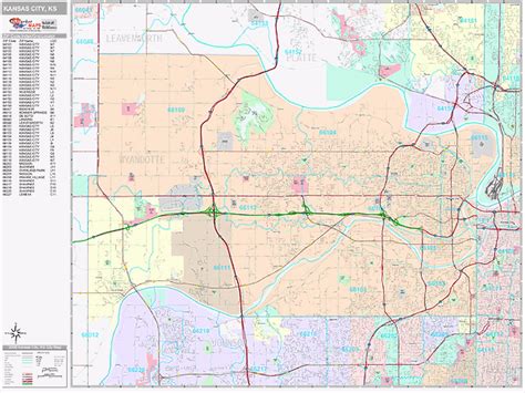 Kansas Zip Code Map
