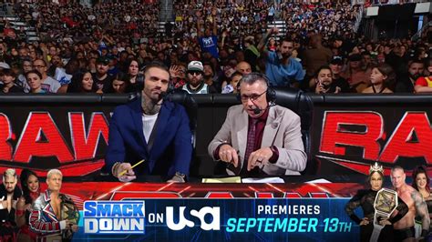 Wwe Michael Cole And Corey Graves To Be Smackdown Commentary Team For