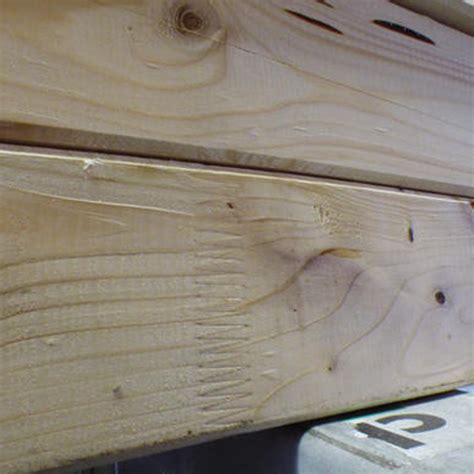 Bois Massif Abouté Kvh Sapin Traité Classe 2 Incolore 100 X 220 Mm