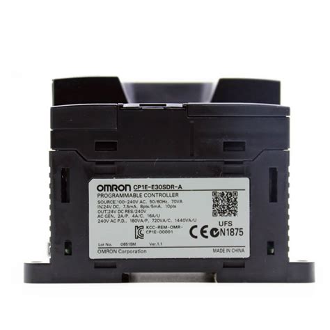 Omron Plc Cp Series Cp1e Cpu Units Cp1e E14dr Ae20dr Ae30dr Ae40dr A