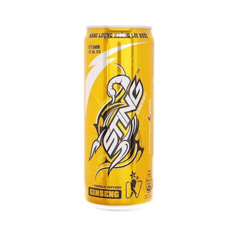 Sting Energy Drink Gold Rush Flavor 320ml Vietnam — Exotic Snacks