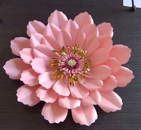 Cómo Hacer Una Flor De Cartulina Flores De Papel