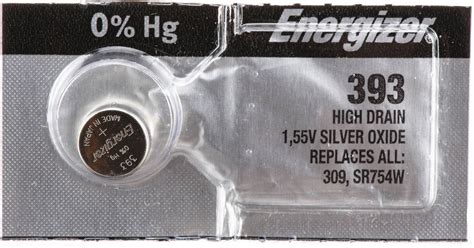 General Brand V393 Silver-Oxide Button-Cell Battery V393 B&H