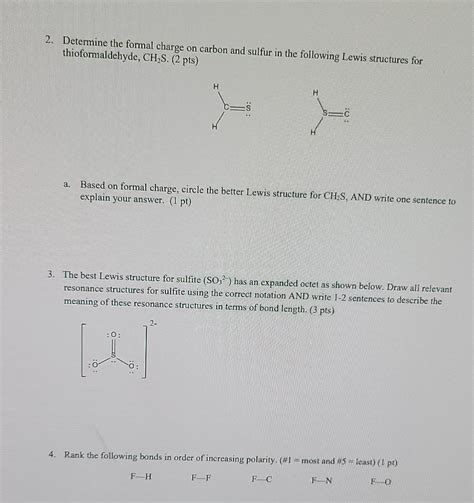Solved Draw An Acceptable Lewis Structure For Each Molecule Chegg