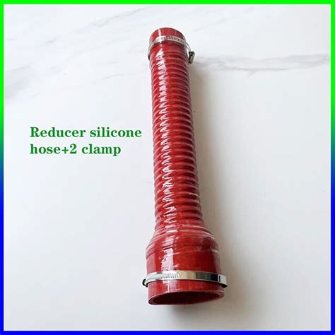 1 Red Universal Variable Diameter Reducer Silicone Flexible Hose