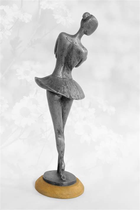 Socha Moderní Socha Kov Umění Dekorace žena Z Kovu Cín Baletka