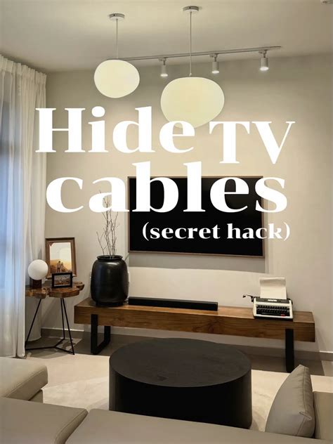 Secret Way To Hide Your Tv Cables Gallery Posted By Homeofjoi Lemon8