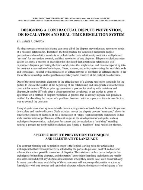 Fillable Online Escalation De Escalation Clause Sample Clauses Fax