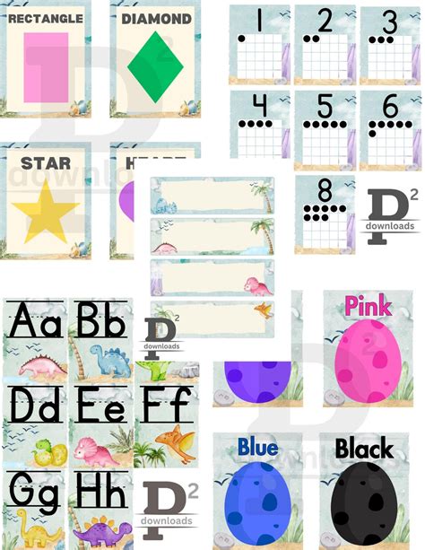 Dino Classroom Bundle Dinosaur Classroom Theme Dino Class Download