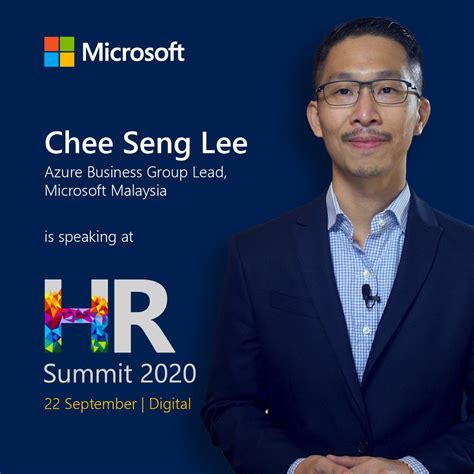 Microsoft Microsoftazure Businesstransformation Leadership Futureofwork Chee Seng Lee