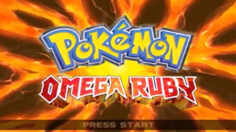 Pokemon Omega Ruby Opening Youtube