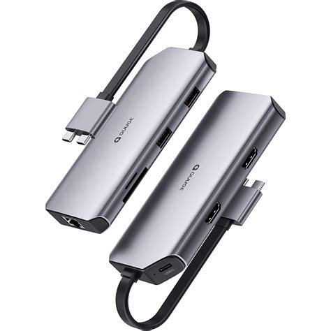 Hub Adaptor 8 In 2 Pentru Macbook Pro Macbook Air Cu 2 Porturi Hdmi