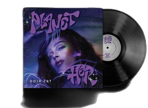 Doja Cat Planet Her Redesigned Vinyl Record Vinyl Vinyl Cover Vinyl