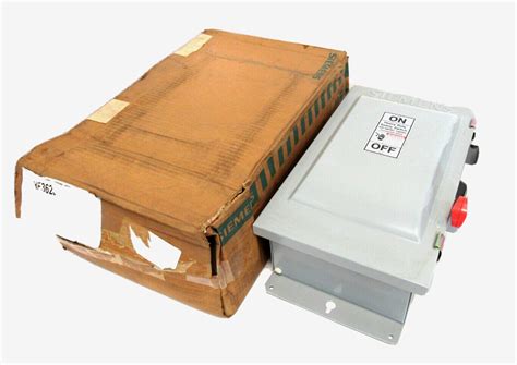 New Siemens Hf362j Safety Pull Switch 60a 600vac 600vdc 3 Pole Sb