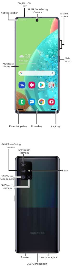 Samsung Galaxy A71 5g Sm A716u Diagram Atandt Device Support
