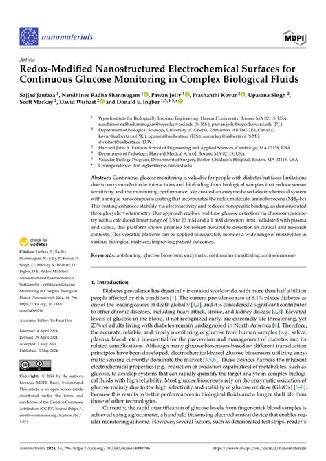 Pdf Redox Modified Nanostructured Electrochemical Surfaces For