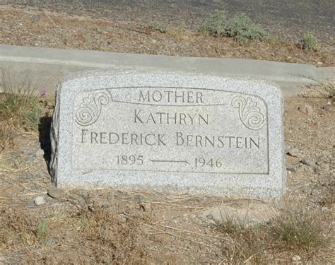 Kathryn Winona Frederick Bernstein 1895 1946 Find A Grave Memorial