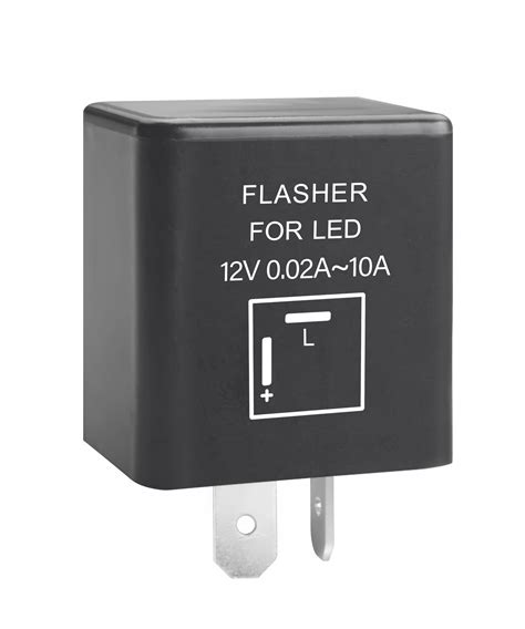 12v Led Flasher Relay 2 Pin Electronic Turn Signal For