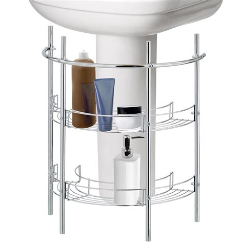 Myt Chrome Plated Metal Under The Sink Rack Bathroom
