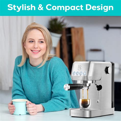 Casabrews Espresso Machine 20 Bar Professional Coffee Maker Cappuccino