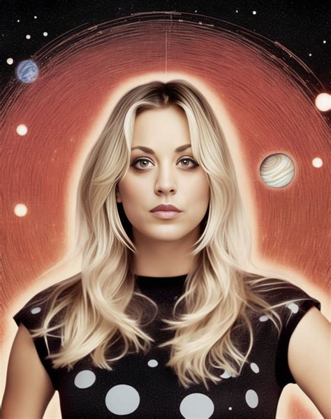 Kaleycuoco Art By Brian Bolla Image Created By Tensorart