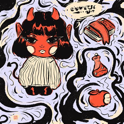 Devilish Girl On Behance