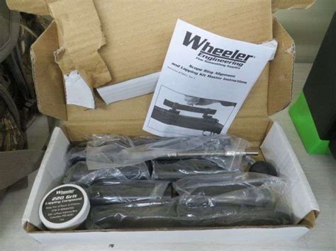 Wheeler Scope Ring Alignment And Lapping Kit Lambrecht Auction Inc