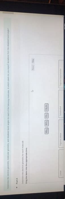 Solved Determine The Election Geometry Molecular Geometry