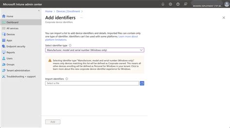 New Windows Corporate Device Identifier Feature With Microsoft Intune