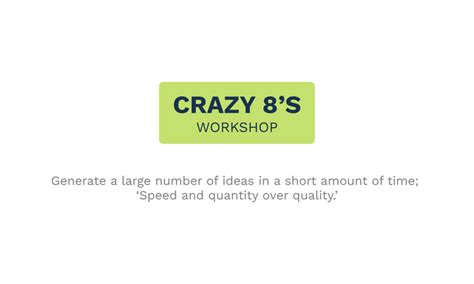 Crazy 8s Ideation Workshop Template Figma