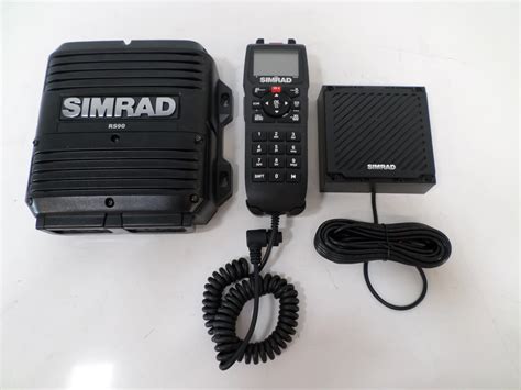 Simrad Rs90 Black Box Vhf With Ais Complete System With Hs90 Handset