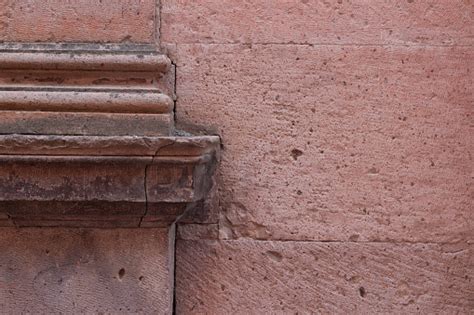 Stonework Detail Specific To Classical Greek Architecture Jamb Stock