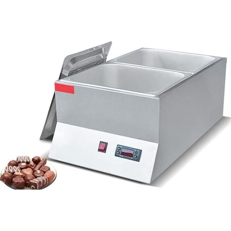 Fondoir À Chocolat Tempéreuse À Chocolat À Commande Numérique Avec 2