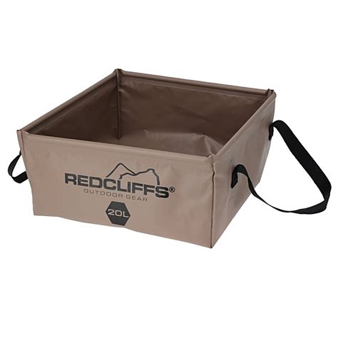 Foldable Water Container Brown 20 Lt 1 Piece Megatek