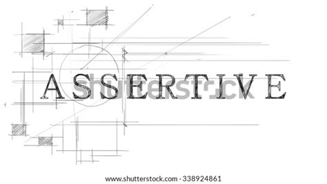 Assertive Word Stock Illustration 338924861 Shutterstock