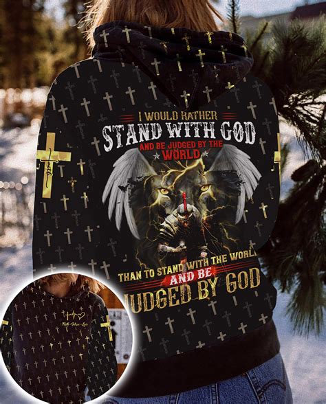 I Would Rather Stand With God And Be Judged By The World Than To Stand